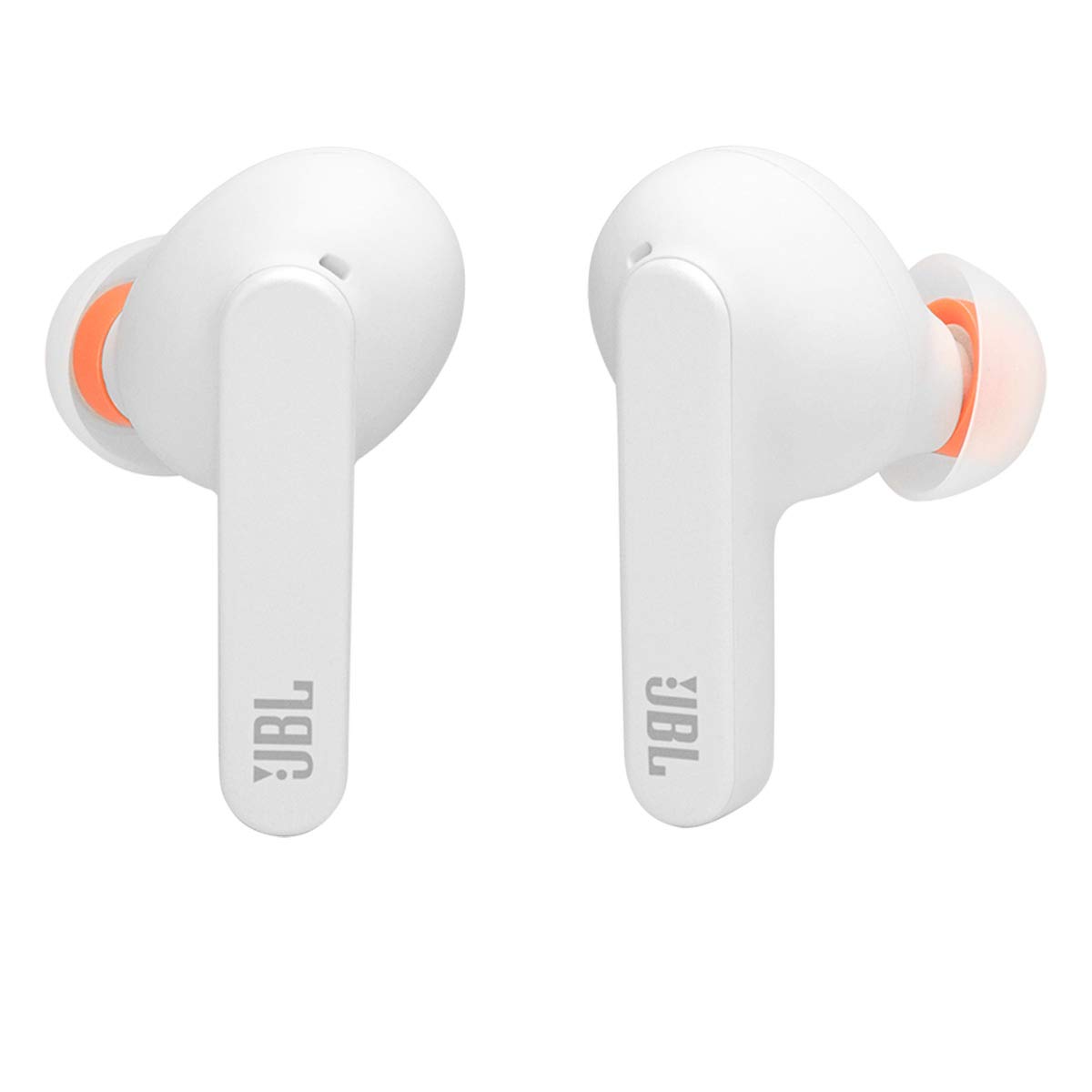 JBL LIVE PRO+ TWS True Wireless in-ear Noise Cancelling Bluetooth Headphones, Up to 28H of battery, Microphones, Wireless Charging, Hey Google and Amazon Alexa (White)