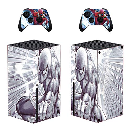 KAJAL MANI X-box-One-Series X Console - Spider Hero Vinyl Skin Decal Stickers for X-box-One-Series X Controller Skin