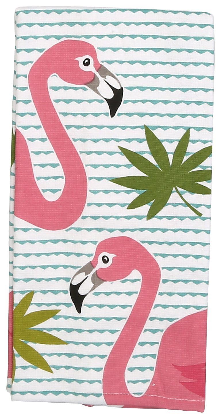Kay Dee Designs Flamingo Dual Purpose Terry Kitchen Towel, 16" x 26", Various