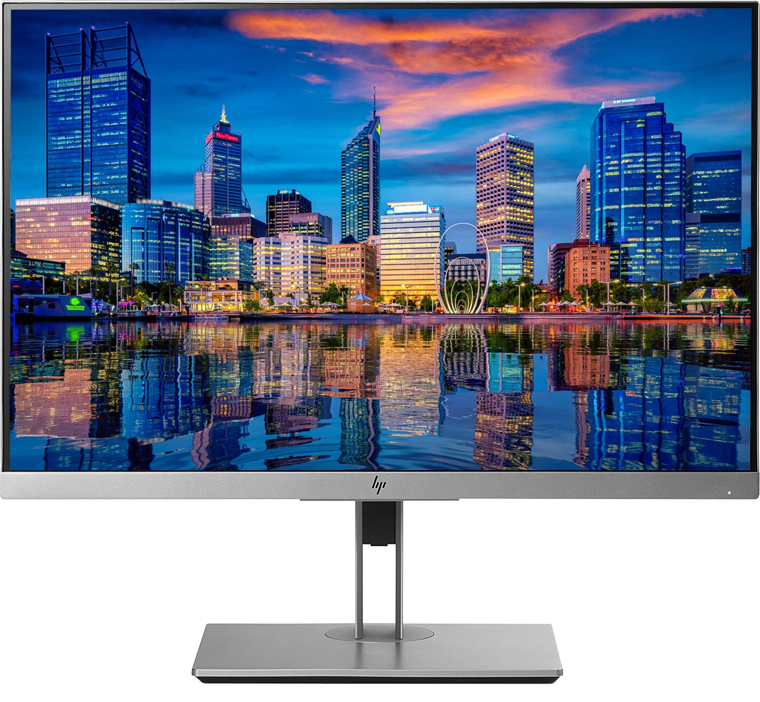 HP EliteDisplay E243i 24 Inch Screen LED Backlit 2-Pack Monitor (1FH47A8#ABA) Black and Silver