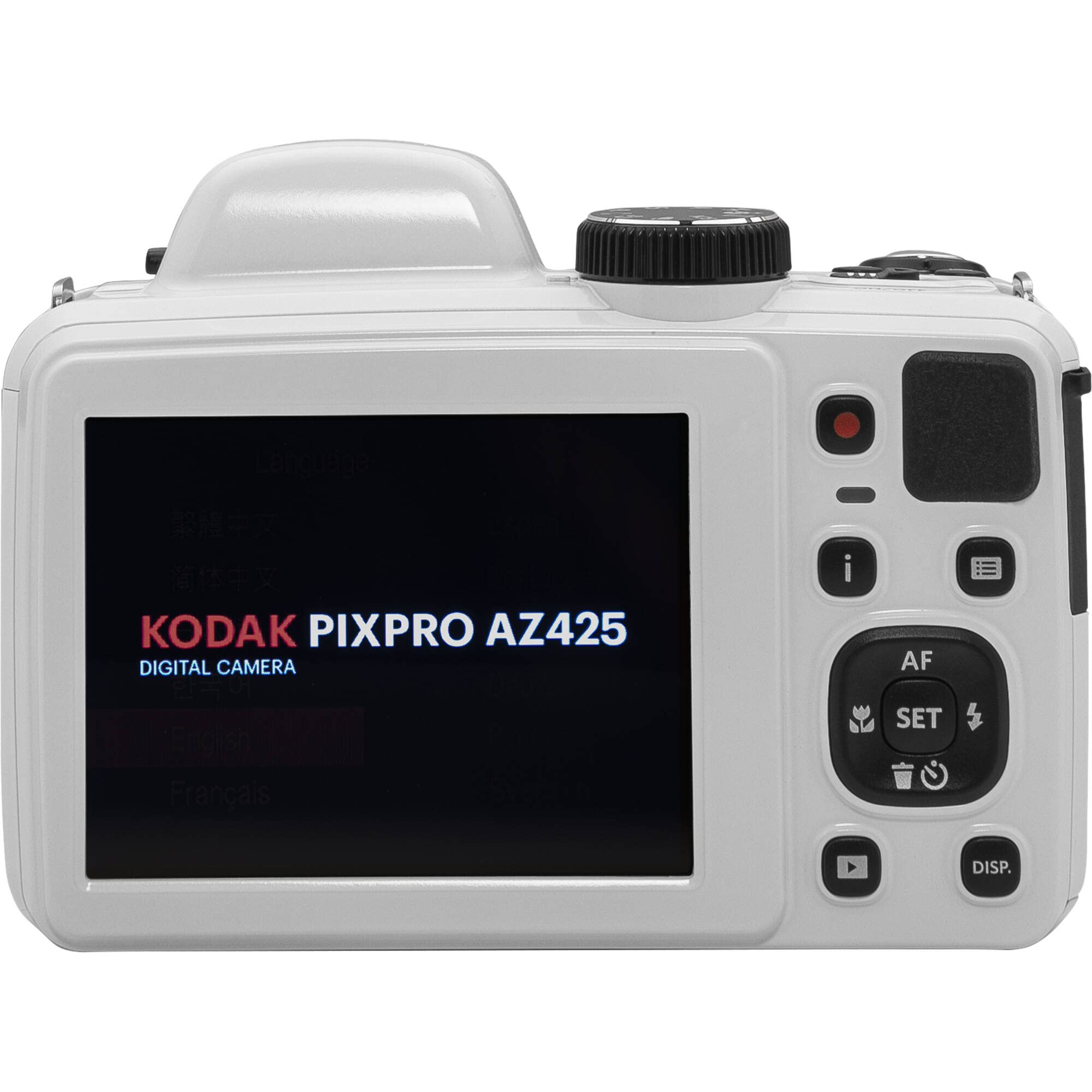Kodak PIXPRO AZ425 Digital Camera + 64GB Memory Card + Camera Case (Black) + USB Card Reader + Table Tripod + Accessories (White)