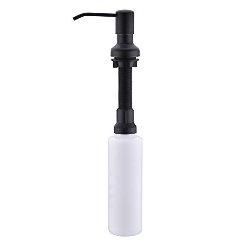 Soap Dispenser,Stainless Steel Dish Soap Dispenser for Kitchen,Hand Soap Dispenser Stainless Steel, Sink Soap Dispenser with Large Bottle, Oil Rubbed Bronze Soap Dispenser Refill from The Top