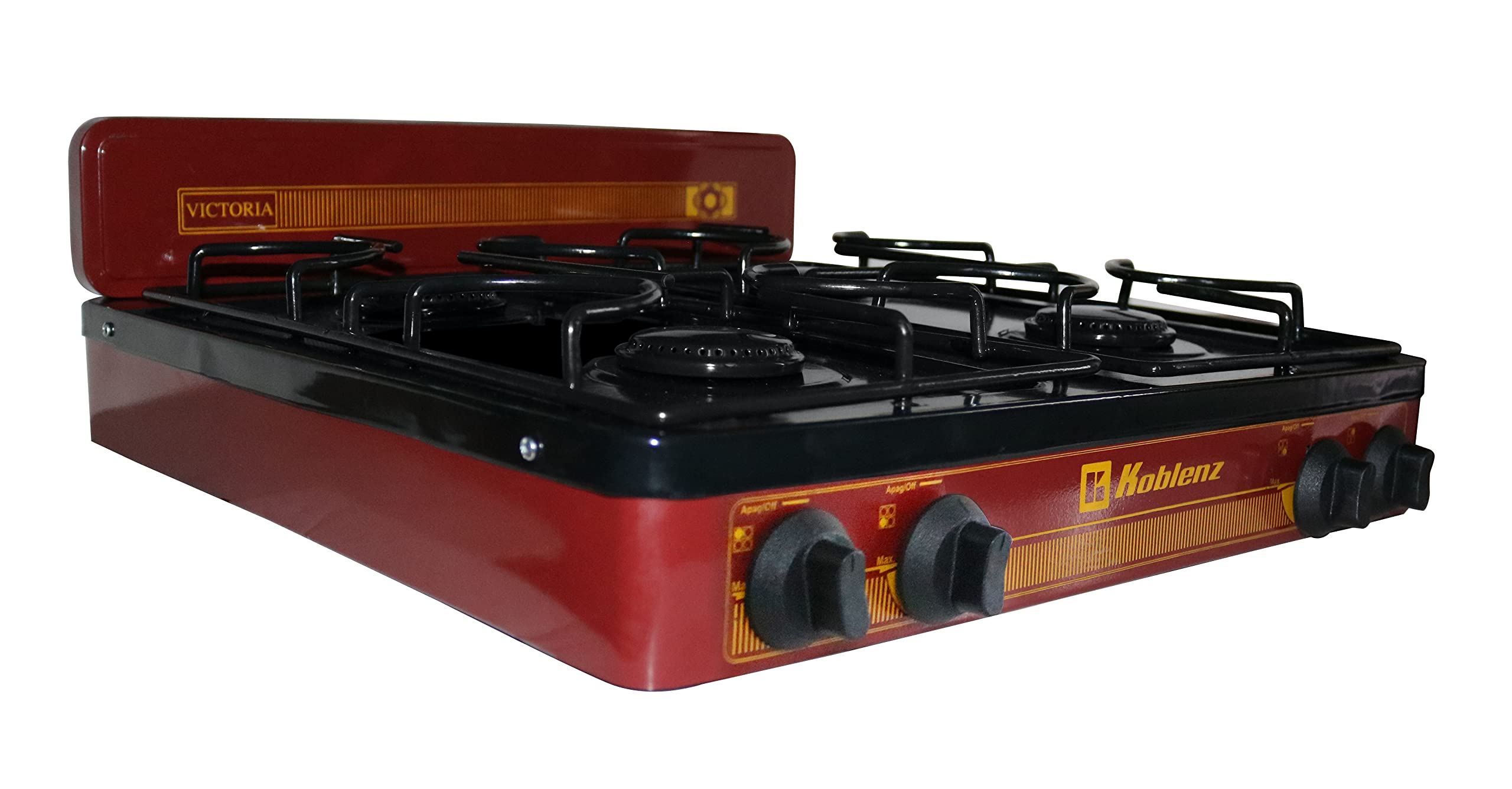 Koblenz PFK 400A Victoria 4-Burner Gas Stove, Bronze, 18" x 24, 16,000 BTUs