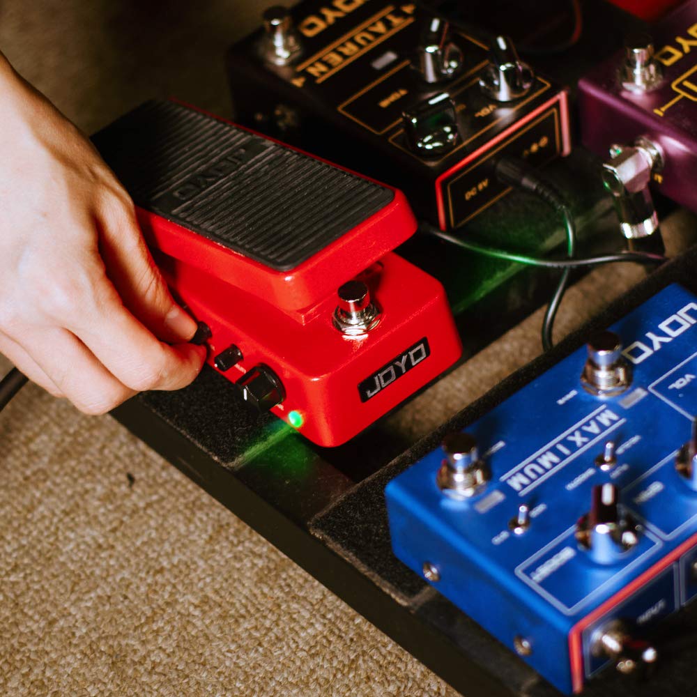 JOYO WAH-II Classic and Multifunctional WAH Pedal Bundle with JP-03 2A Pedal Power Supply