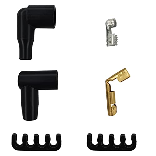 LUFT MEISTER 8 PCS 41-962 Spark Plugs+9748HH Spark Plugs Wires UF413 Square Ignition Coil Compatible with CADILLAC/GMC/CHEVY ESCALADE SILVERADO 1500-3500 SIERRA 1500-3500 HUMMER H2 2003-2007