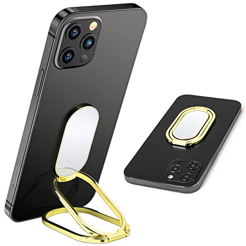 YINHEXI Cell Phone Stand Grip for Desk, Adjustable Phone Ring Holder, Portable Phone Stand for Office Desk, Magnetic Phone Stand Compatible with iPhone Samsung All Smartphone and iPad Tablets