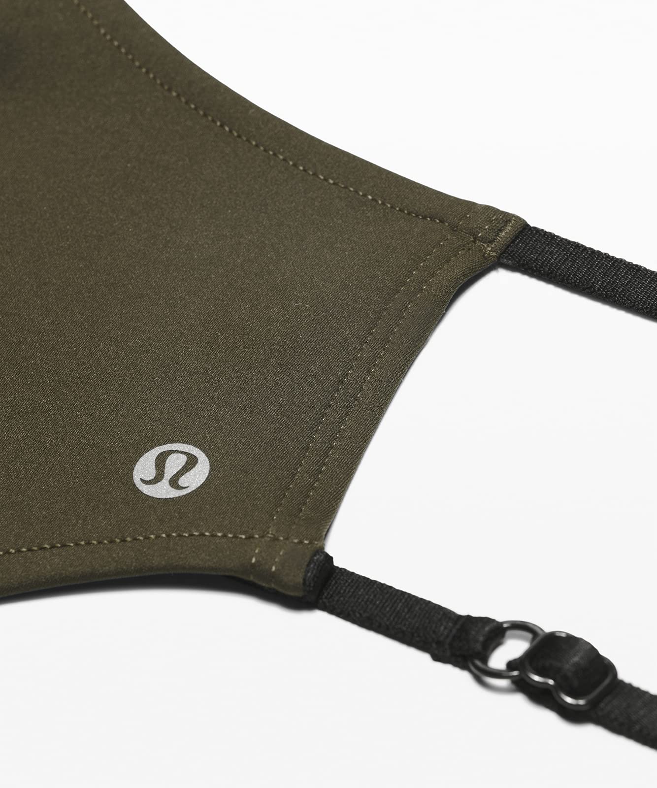 Lululemon Athletica Double Strap Face Mask (Dark Olive), One Size
