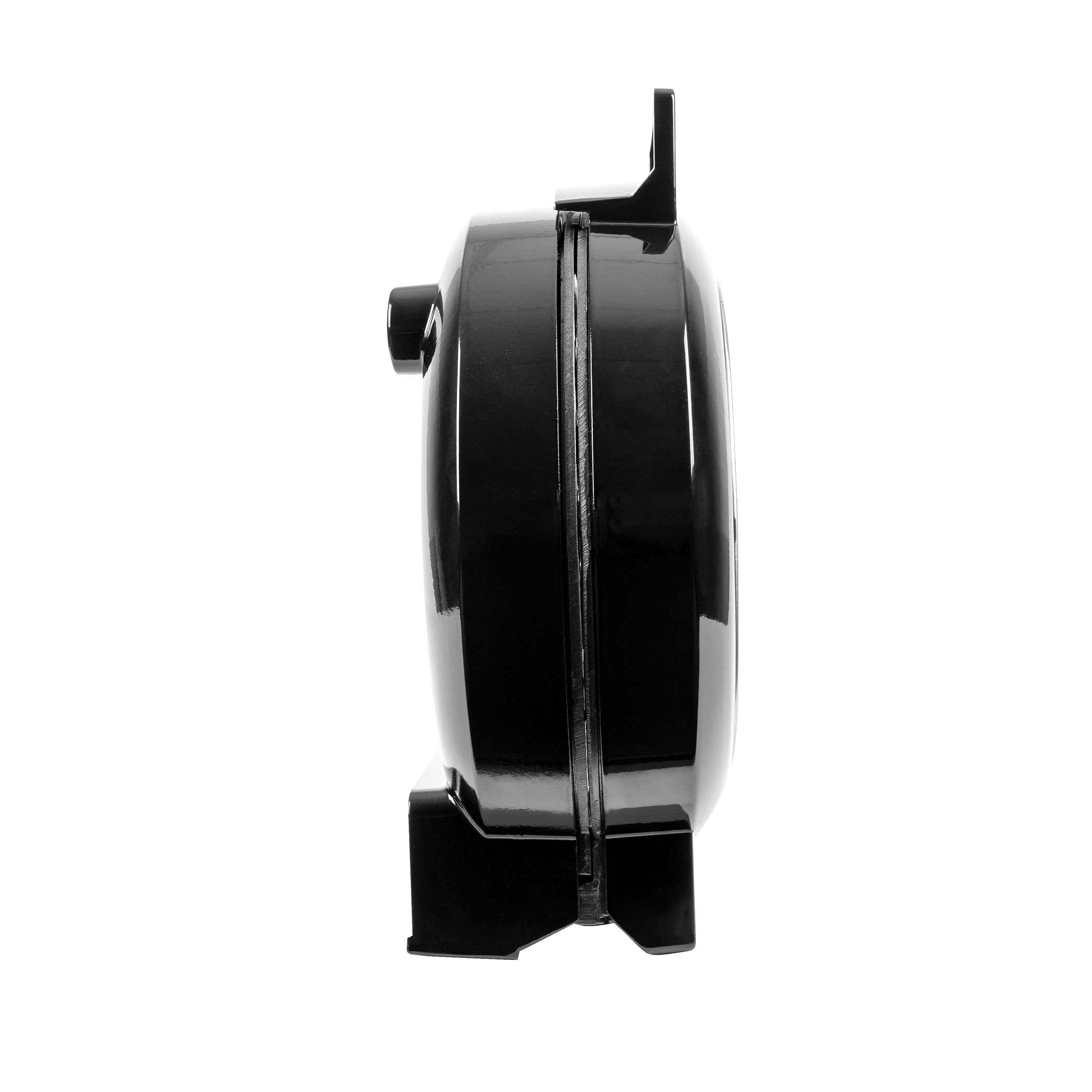 Kalorik Belgian Waffle Maker with Non-Slip Rubber Feet & Built-In Overheat Protection, Black and Stainless Steel