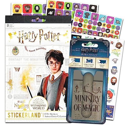 Wizard World Harry Potter Party Favors Stickers Bundle - Over 575 Harry Potter Stickers Featuring Harry, Ron, Hermione and More (Harry Potter Party Supplies)