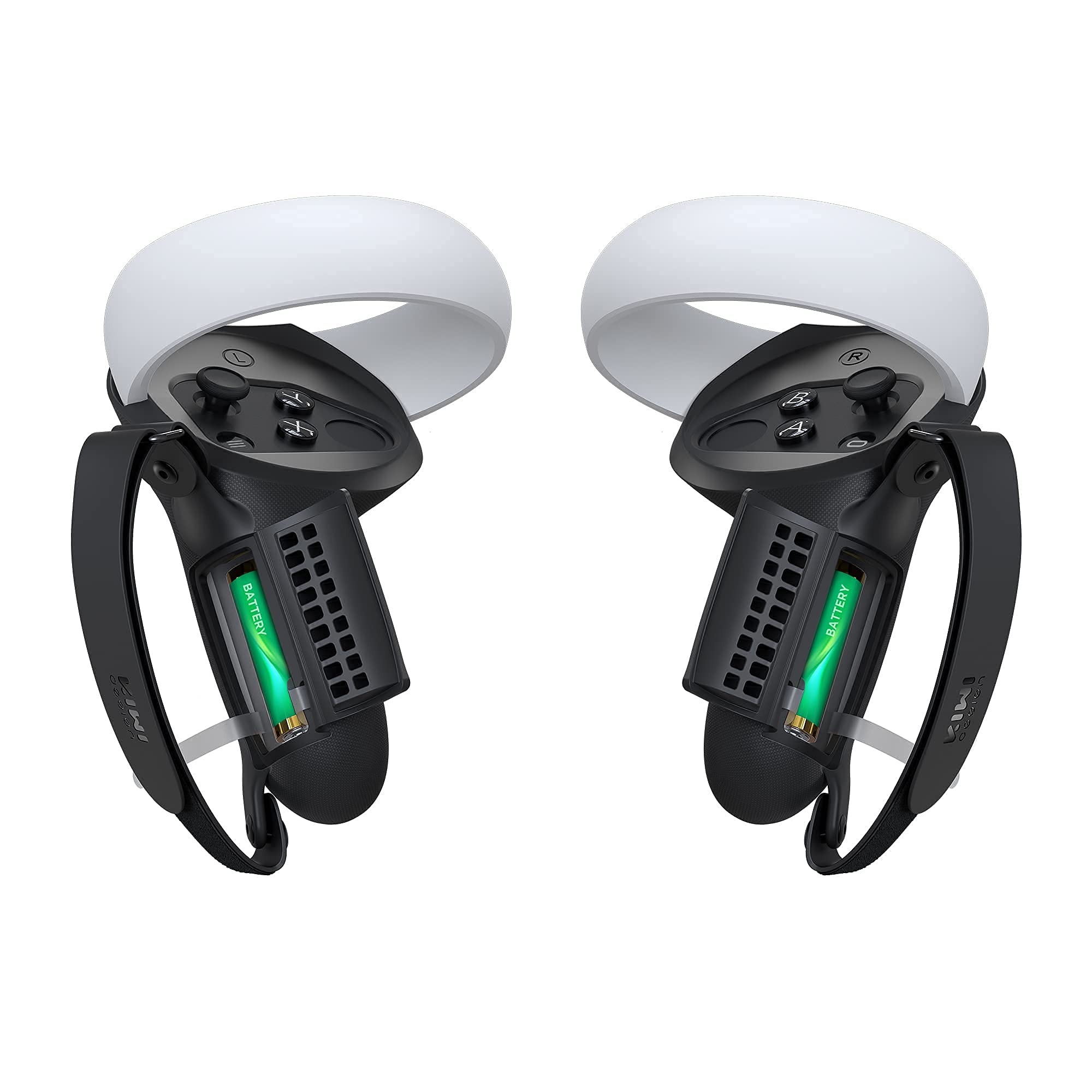 KIWI design Controller Grips Cover Accessories and VR Weight Dumbbell for Quest 2