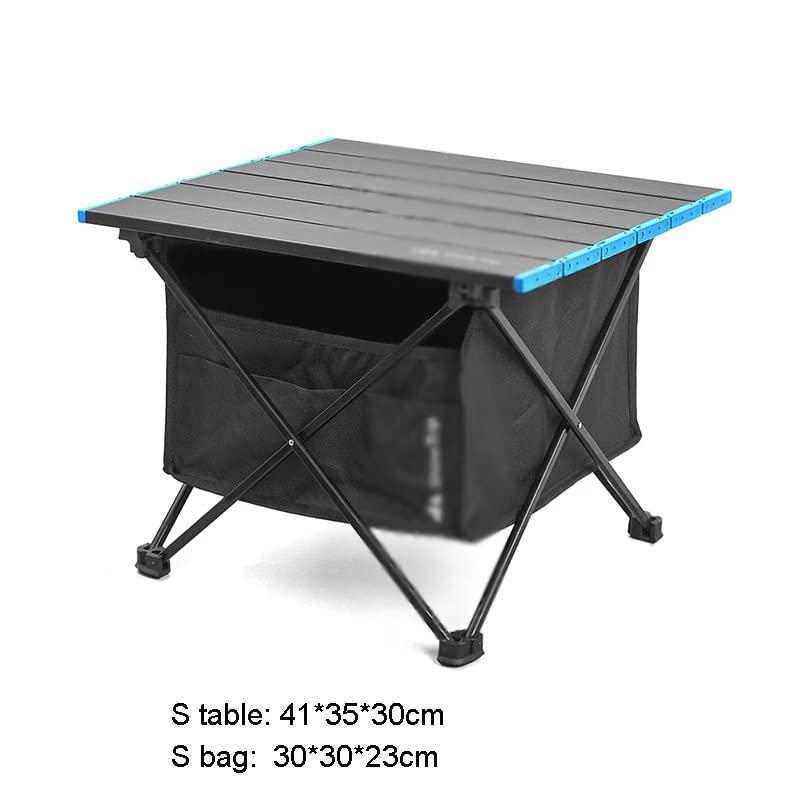 LMMDDP Outdoor Folding Table Chair Camping Aluminium Alloy BBQ Picnic Table Waterproof Durable Folding Table Desk