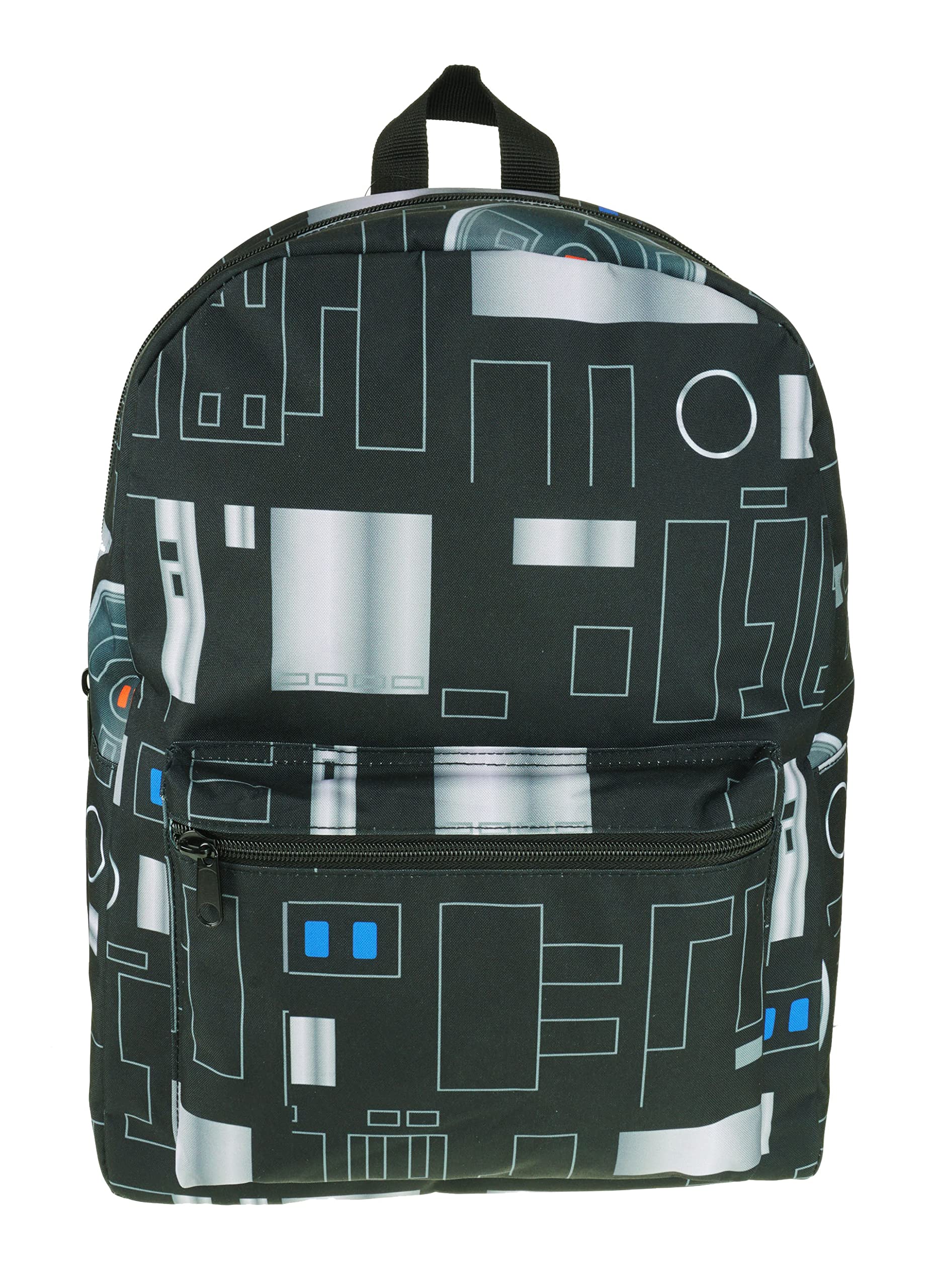 KBNL Star Wars - The Last Jedi - First Order BB-9E Backpack Deluxe All Over Print Backpack - 64959, Black