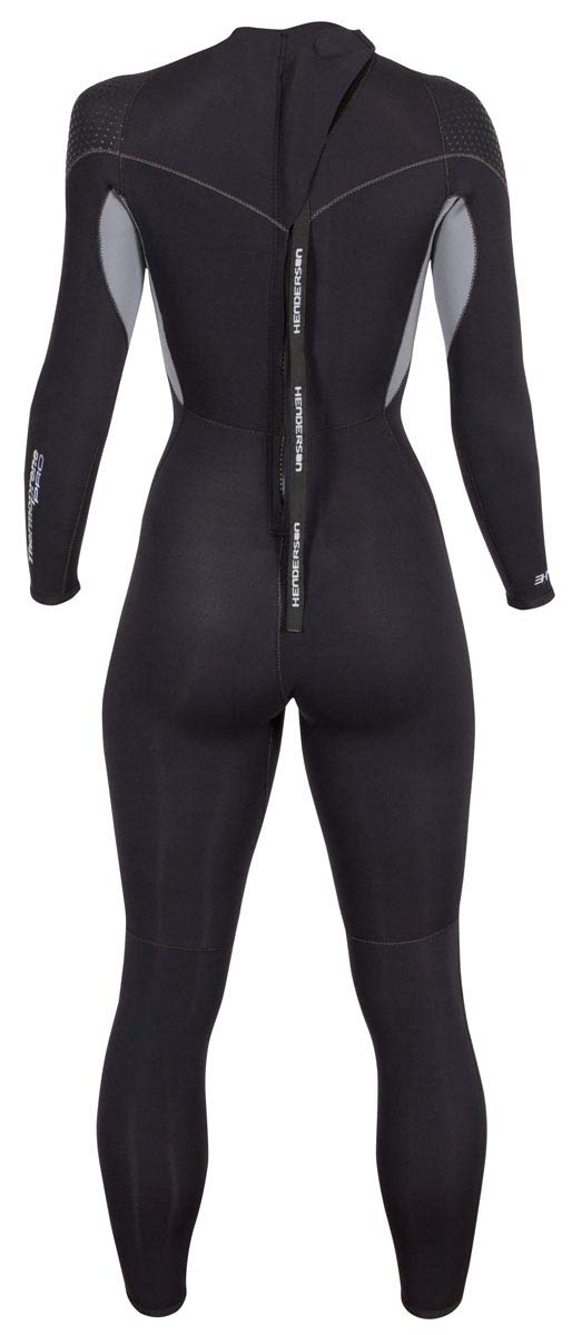Henderson 7mm Thermoprene Pro Women’s Back Zip Jumpsuit, Black, 14