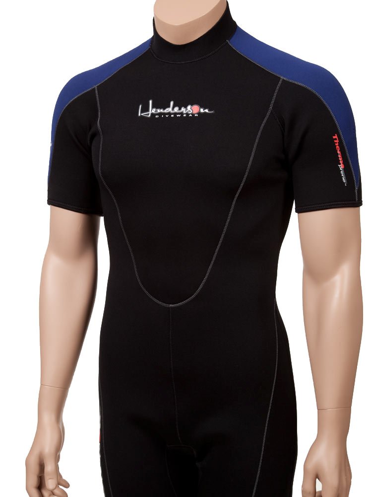Henderson Thermoprene Men's 3mm Shorty Wetsuit 5XL-Tall Black/Blue