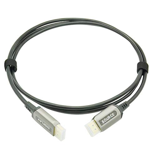 Jeirdus 25ft AOC HDMI Fiber Optic Cable Ultra HDR HDMI2.0b 18 Gbps,Support 4K60HZ ARC HDR10 HDCP2.2, Dolby Vision, Light Speed Slim and Flexible