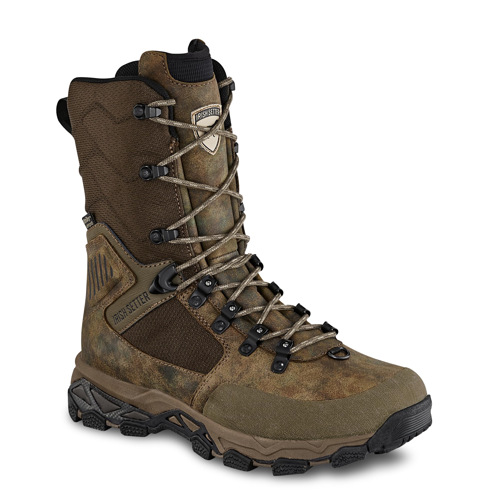 Irish Setter, Pinnacle, Women’s, 10", Waterproof, Insulated 800g, Hunting Boot, Earth Field Camo, 8 D (Wide)