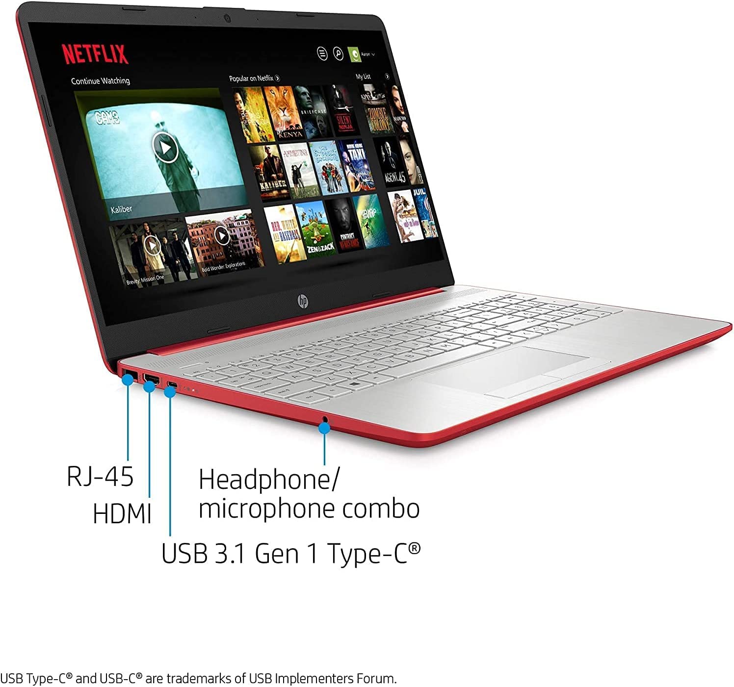 HP Newest Flagship 15.6 HD Pavilion Laptop for Business and Student, Intel Pentium Quad-Core Processor, 32GB RAM, 1TB SSD, Online Conferencing, Webcam, HDMI, WiFi, Bluetooth, Fast Charge, Win11 Red