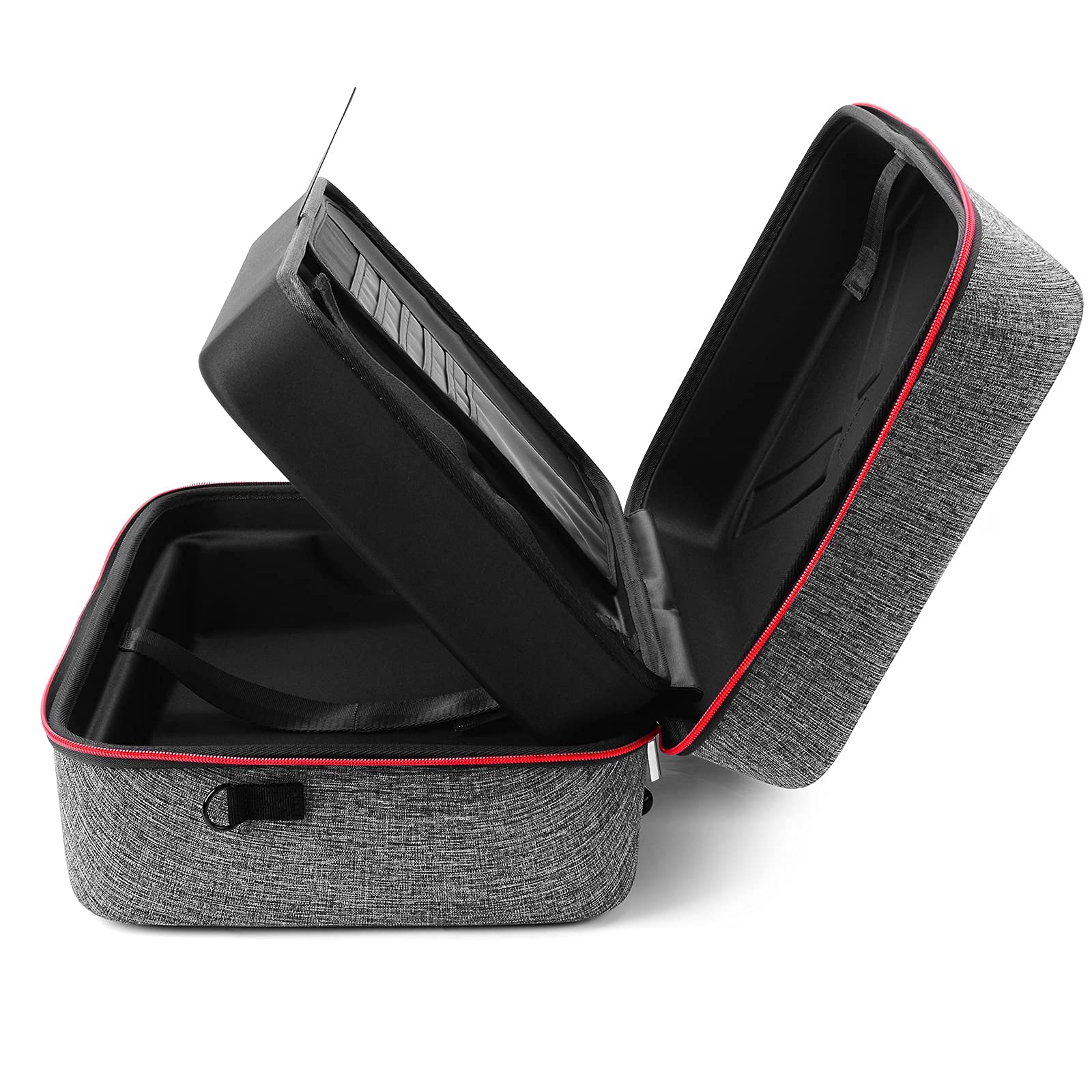 KANG YU Double-Layer Design Protective for ps5 Carrying Case,Hard Shell Have Cushion Padding Travel Storage Bag for Playstation 5 Digital Edition/Disc game Consoles,Waterproof and Shockproof.