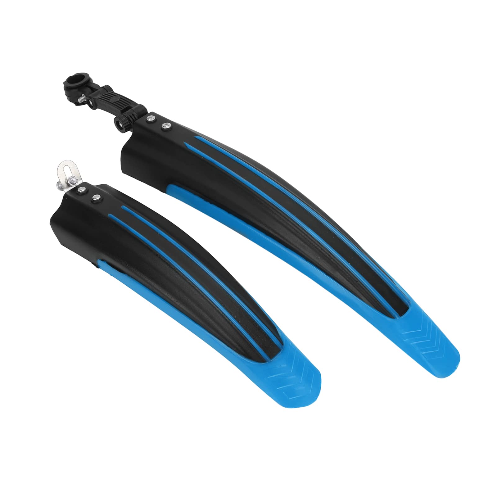 LAIONTY Bike Rear Mudguard Set Front Back Rear Tire Mud Guards Kit Easy to Install Mountain Road Bike Riding Cycling Accessory (Blue)