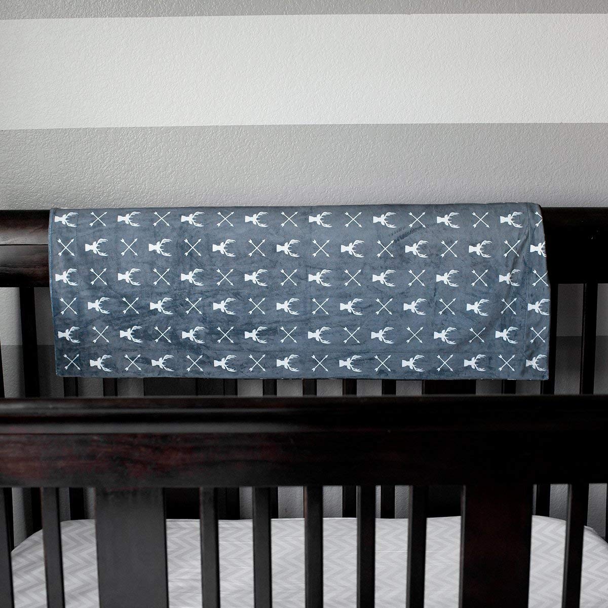 Kids N' Such Baby Blanket and Multi Use Nursing Cover, Car Seat Canopy, Shopping Cart, High Chair, and Stroller Bundle - Deer