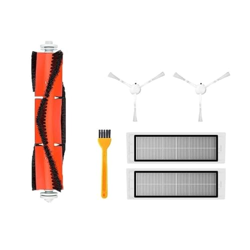 Hepa Filter Main Side Brush Mop Cloth, Compatible with Xiaomi Mijia 1C 1T Mi Robot Vacuum Mop, Compatible with Dreame F9 Robotic Vacuum Cleaner Accessories (Color : Set 1)