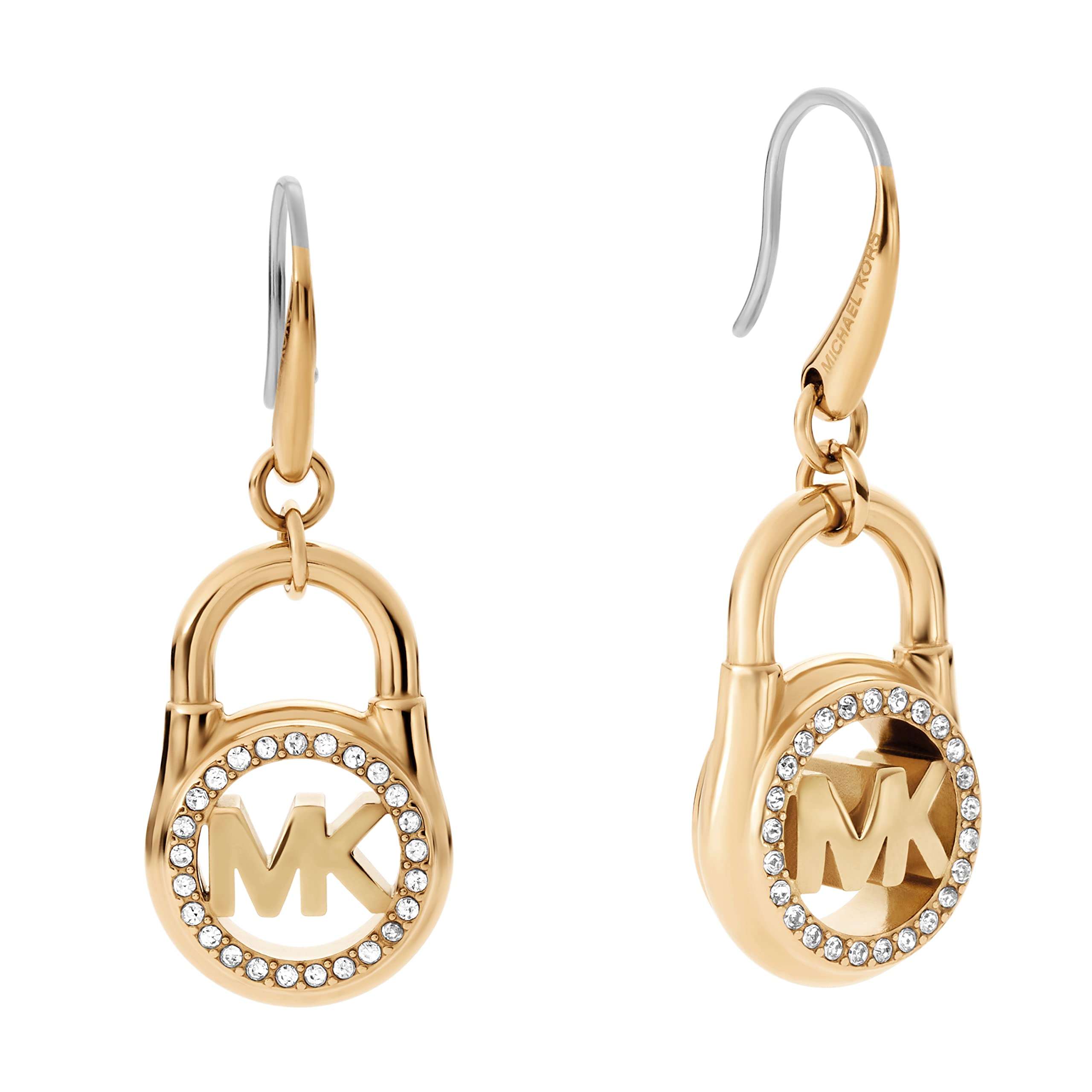 Michael Kors Women's MK Gold-Tone Stainless Steel Drop Earring (Model: MKJ7392710)