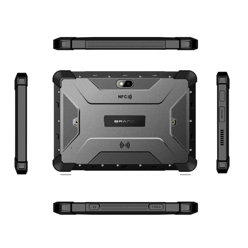 HiDON 8 inch Deca-core Rugged Tablet pc with FHD 1920 * 1200 Pixels 4G ram + 64G ROM Rugged Tablets NFC Beidou Fingerprint Scanner Waterproof Tablets