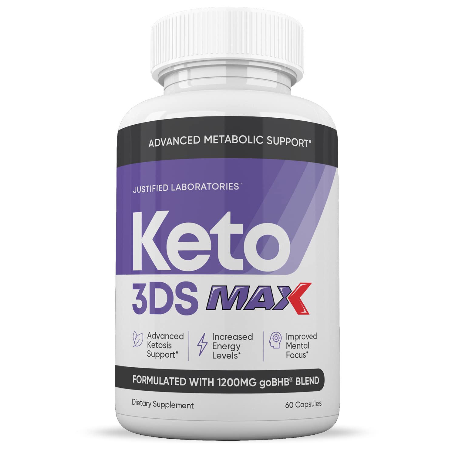 Keto 3DS Max 1200MG Pills Includes Apple Cider Vinegar goBHB Strong Exogenous Ketones Advanced Ketogenic Supplement Ketosis Support for Men Women 60 Capsules