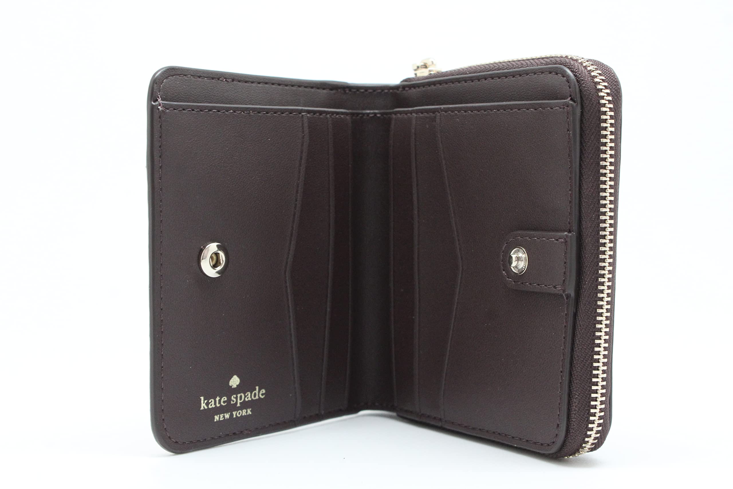 Kate Spade New York Staci Small Zip Around Wallet Rose Smoke
