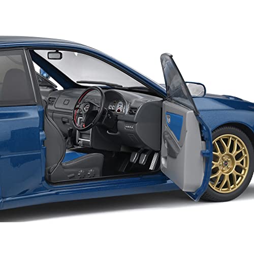 Solido S1807401 1:18 1998 Subaru Impreza 22b-Sonic Blue BMW Collectible Miniature car
