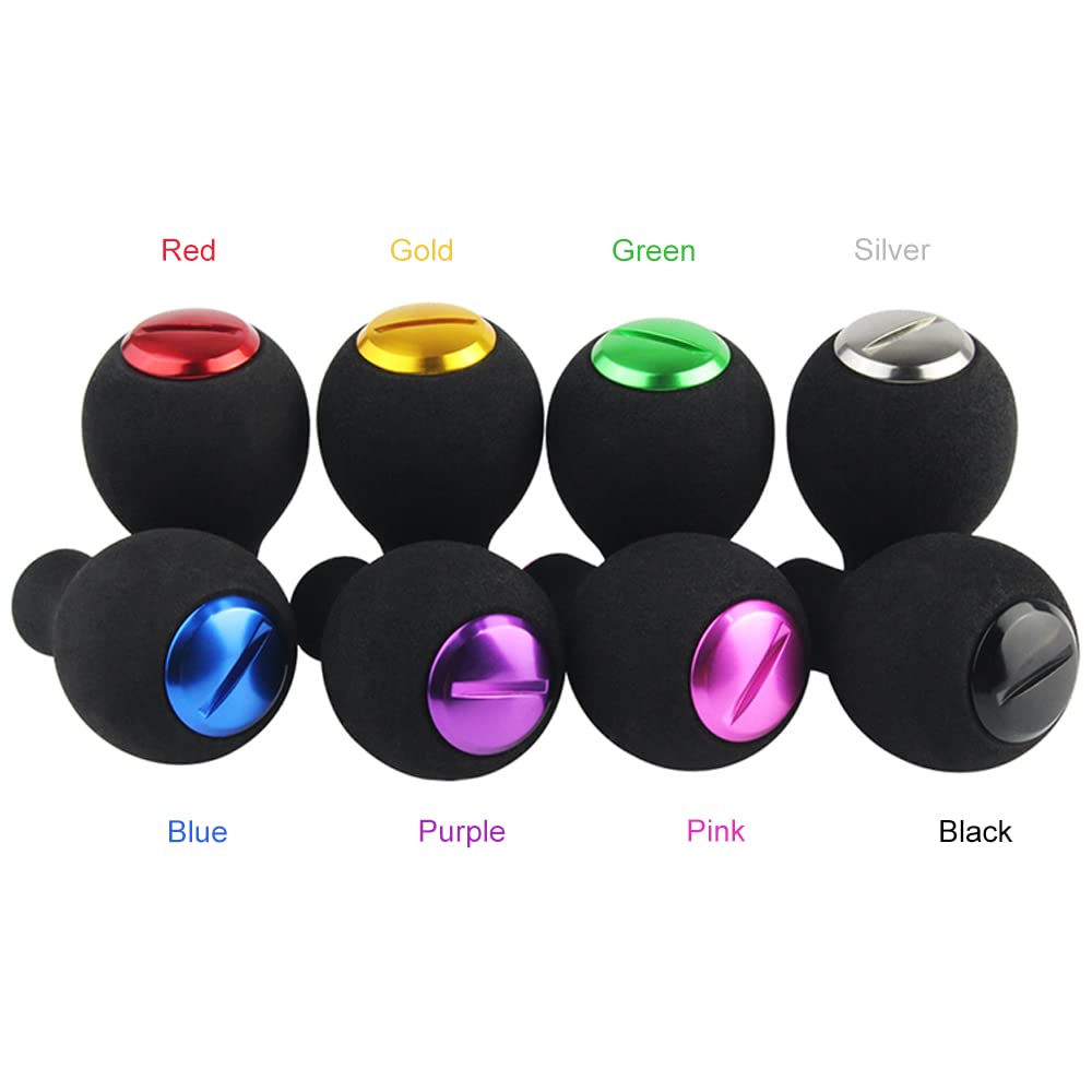 MengK Fishing Reel Handle Knob EVA Baitcasting Reel Handle Knob Trolling Reel Handle Accessory Ultralight Fishing Tackle Tools