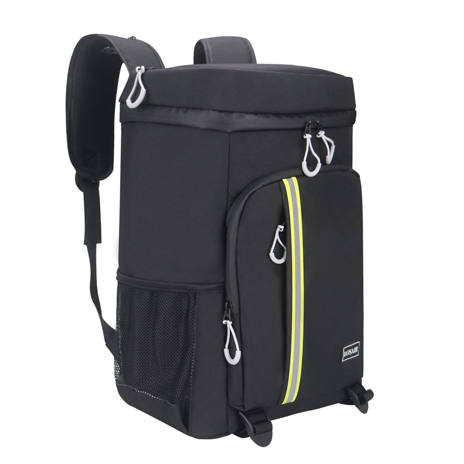 LOSAHI Backpack Cooler Bag - Insulated, Waterproof, Leakproof, Spacious - Holds 330ml Beverages, 24 Hours Cold, Multiple Pockets, Comfortable Carry