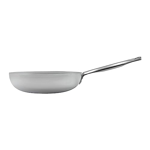 Pentole Agnelli ALMA111B24 High Skipping Saucepan, Tubular Handle, Professional Aluminum, 24 cm