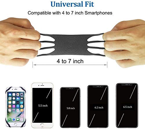 igooke Universal Running Armband for iPhone Xs Max XR XS X 7 7 Plus 8 8 Plus, Galaxy Note 9 S9 Plus S10 Plus S10e Google Pixel, LG K20 G5 Stylo Aristo, HTC U11, Moto G5 Compatible with Mobile Case