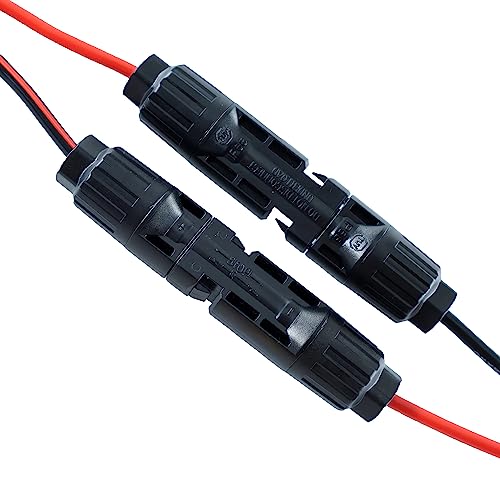 iHaospace Solar to XT60i Charging Cable 25FT 12AWG Solar Charge Cable Solar Connector to XT60i Adapter Compatible for EcoFlow River Delta 2 Pro Max Bluetti EB55 Anker 757 767 Power Station Solar Panel