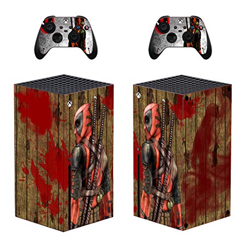 Hero Troll Stickers Decals Skin for X-box-One-Series X, Cover Protector Wrap Durable Full Set Protection Faceplate Console by KAJAL MANI