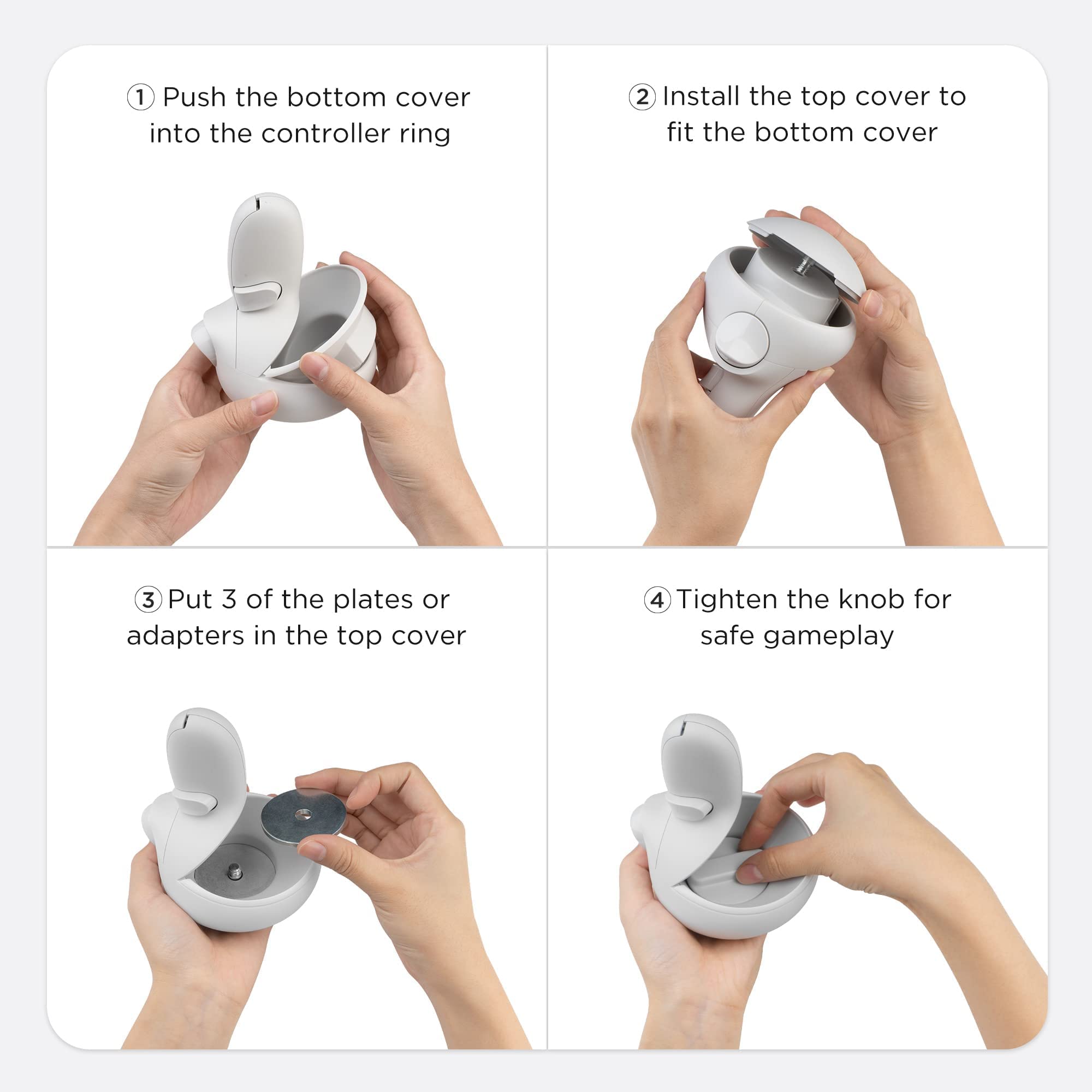 KIWI design Fitness Facial Interface and VR Weight Dumbbell for Quest 2 Accessories