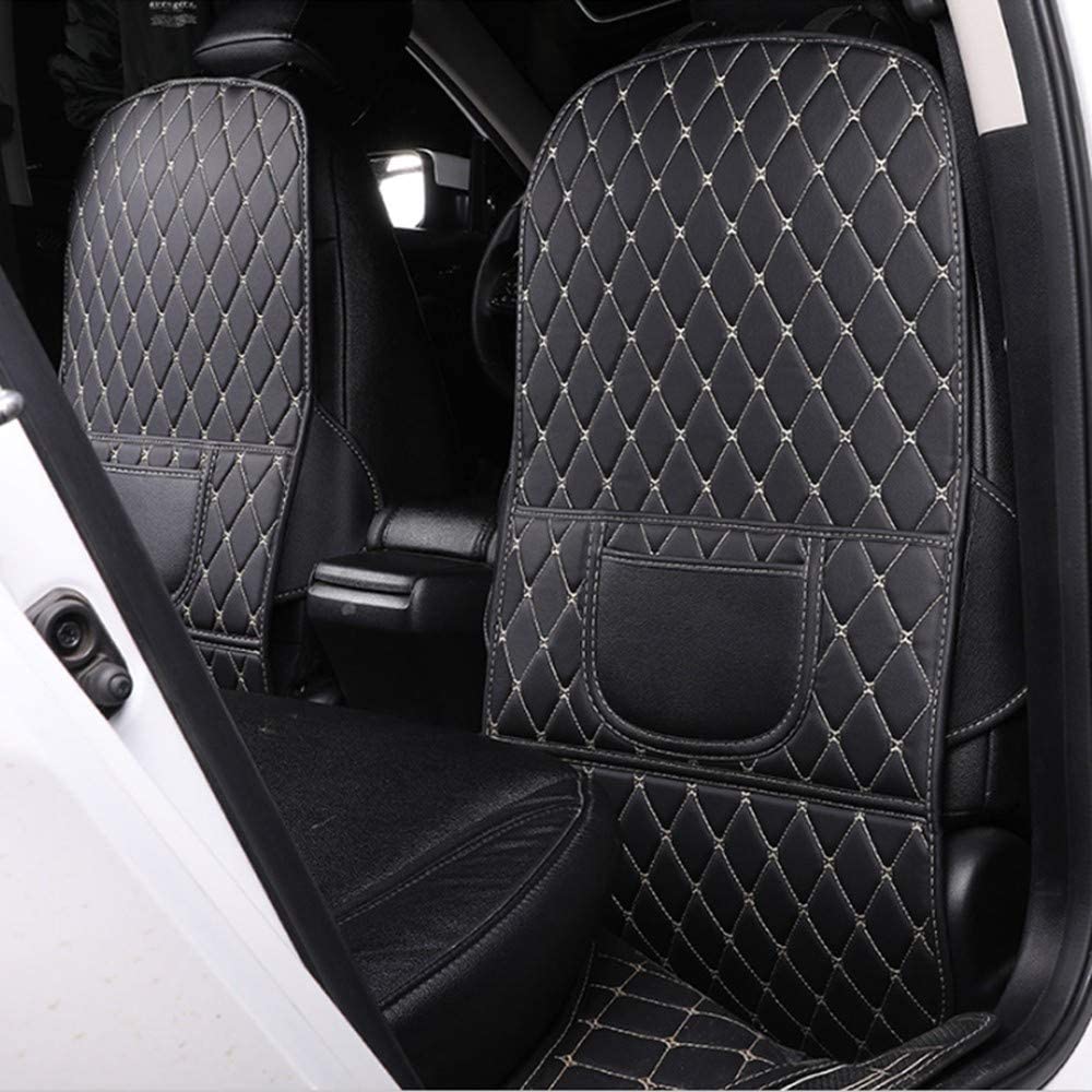 Kick Mats, Car Seat Back Protectors with Organizer Pockets Waterproof Car Seat Back Covers Child Kick Guard for Car Interior Accessories