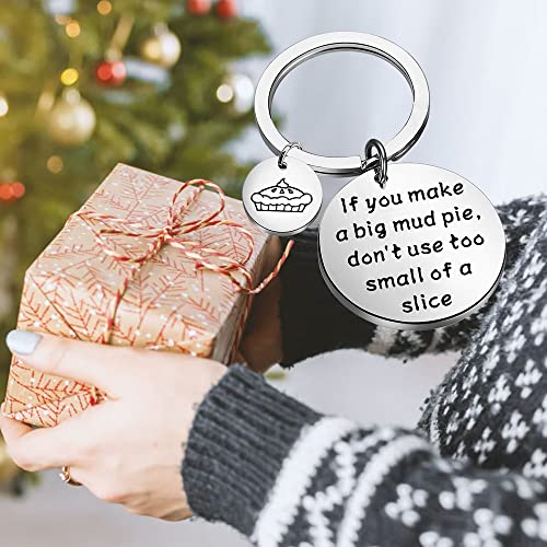 ITYSL Inspired Keychain Netflix Show Gift Comedy Lover Gift TV Show Fans Gift (make a big mud pie)