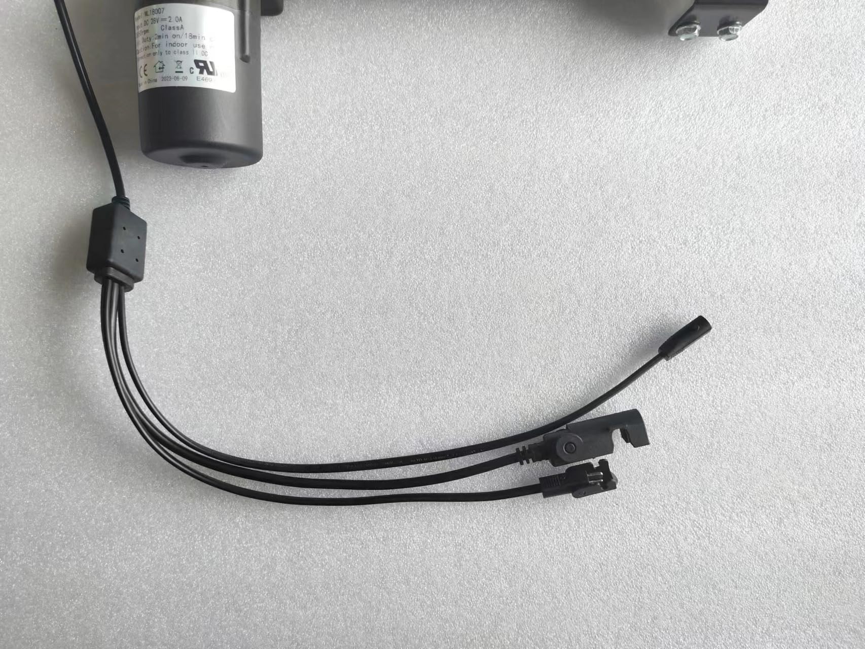 Kroshine Power Recliner Motor Replacement with Cord Model ML8-175 ML8-175A Linear Actuator for Sofa Lift Chair Couch Massage Seat Bed, Aluminum