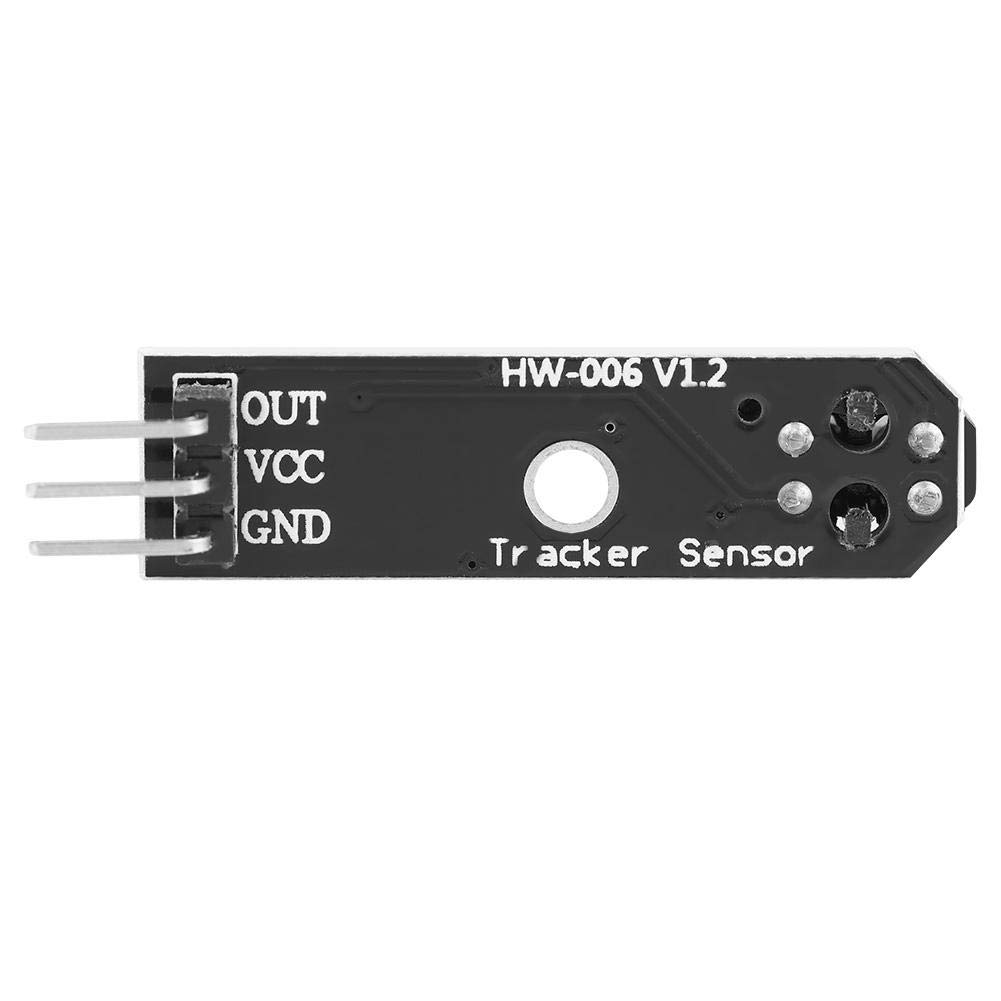 Infrared Tracking Sensor Module 1-Channel Infrared Reflection Tracking Sensor Module Obstacle Avoidance Smart Car Black/White Line Detection 3 Pcs