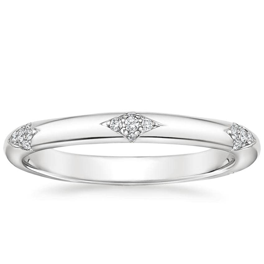 Love Band 0.20 CT Moissanite Matching Comfort Fit Band Colorless Moissanite Engagement Ring Wedding Band Silver Solitaire Vintage Antique Anniversary Diamonds Moissanite Ring Vintage Gifts (11)