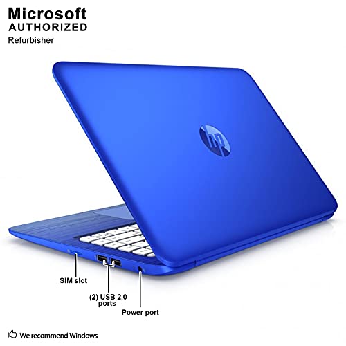 HP Stream 13 13.3" Business Laptop, Intel Celeron N3050 1.6GHZ, 2G DDR3L, 32G eMMC HDMI, USB 3.0, USB 2.0, Windows 10 Pro 64 Bit-Multi-Language Supports En/Fr/Sp(Renewed).