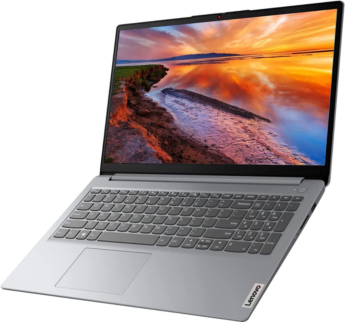 Lenovo 15.6" Laptop, IdeaPad, 8GB RAM, 384GB PCIe SSD, Wi-Fi 6 and Bluetooth 5.1, HDMI, SD Card Reader, 15.6" HD Anti-Glare Display, AMD Athlon Dual-core Processor, Windows 11 S, JVQ MP, Gray