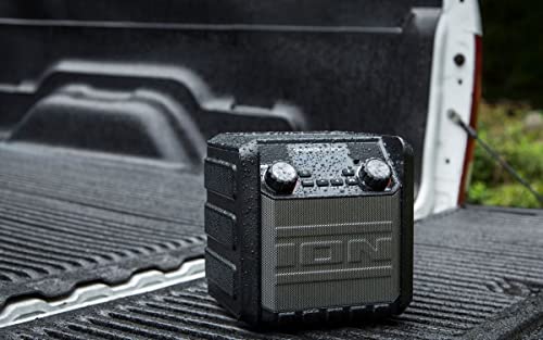 ION Audio Tailgater Express | Compact Water-Resistant Wireless Speaker System with AM/FM Radio & USB Charge Port (20W) (Renewed)