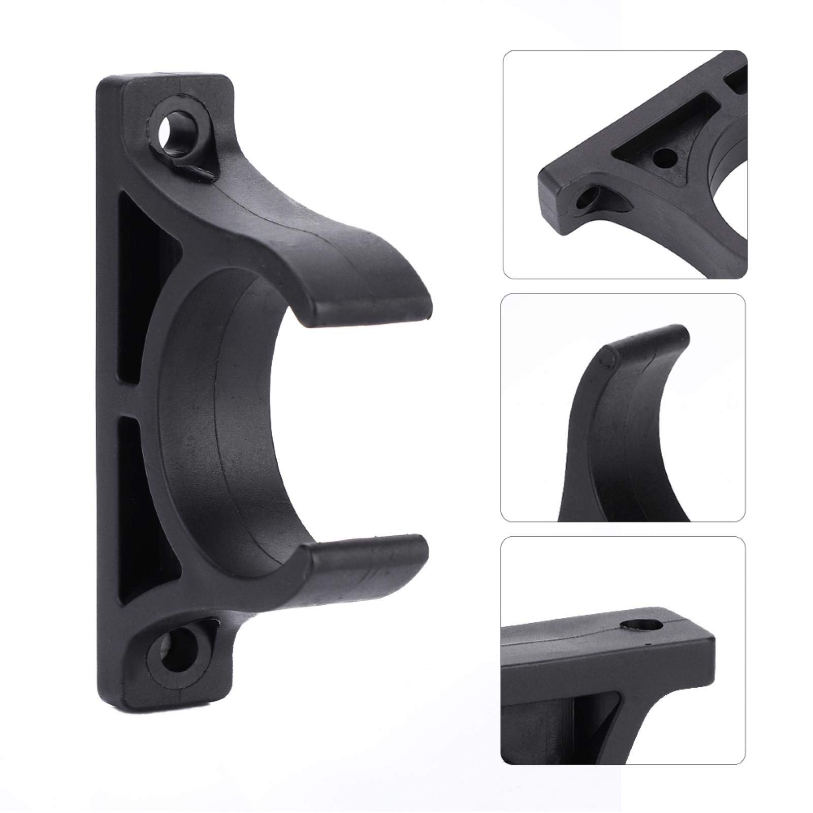 Kayak Paddle Holder Plastic Paddle Oar Holder Clips Paddle Keeper for Kayaks Canoes Rowing Boats 7 * 1.5 * 4.3cm