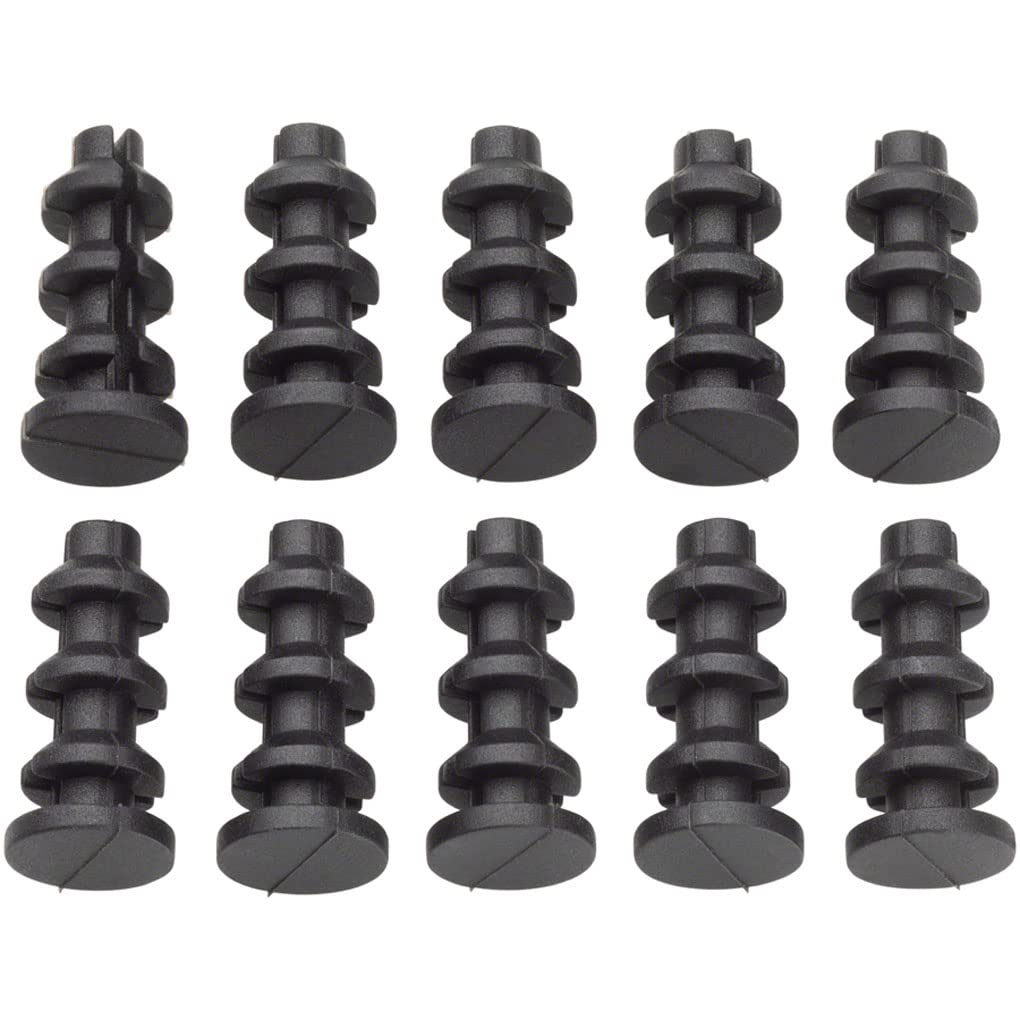 Jagwire Unisex_Adult Plug Refill Bag-Close Type (6 to 6,3mm Frame) Spare Parts, Black, One Size