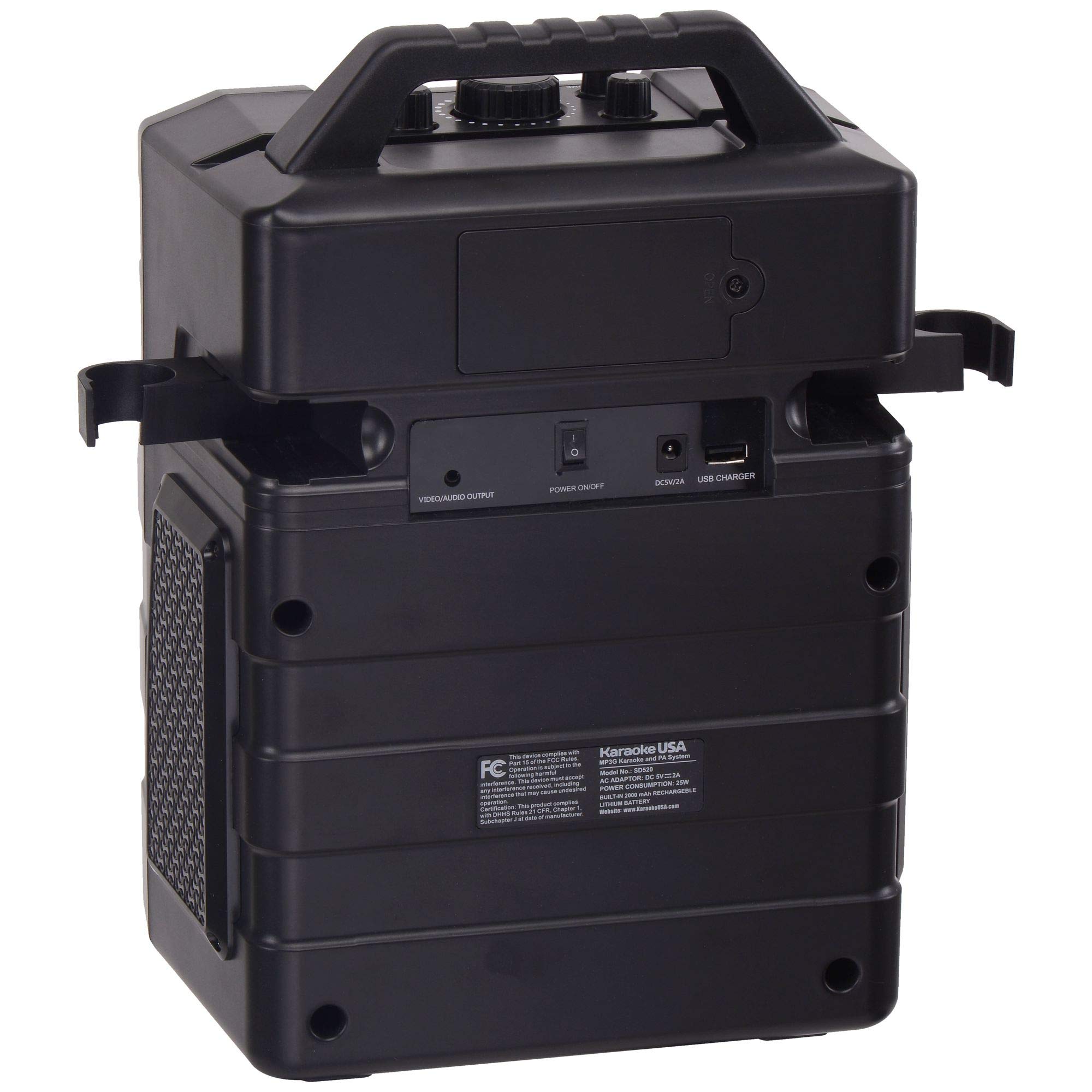 Karaoke USA Karaoke (SD520),Black
