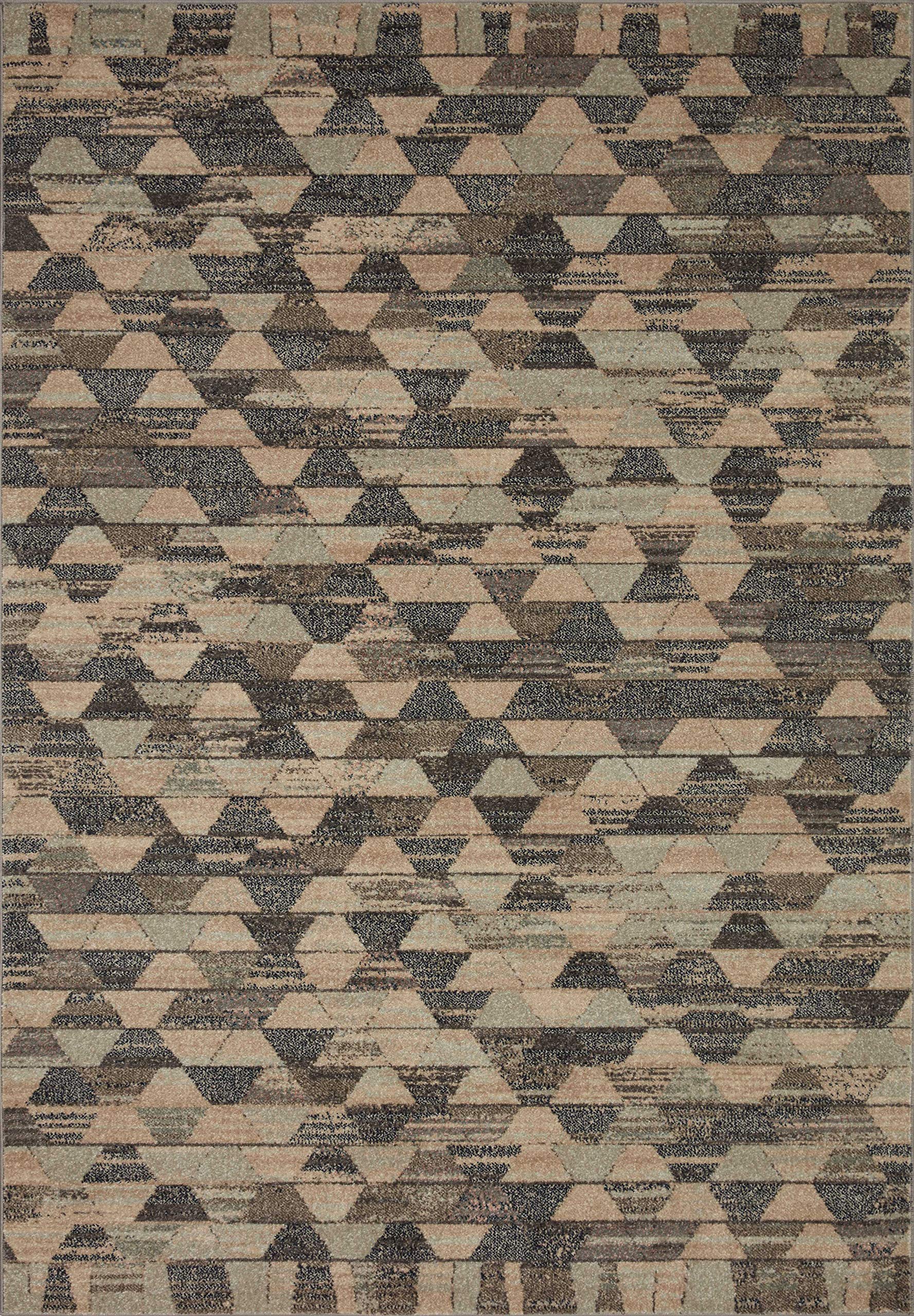 Justina Blakeney x Loloi Chalos Collection CHA-07 Charcoal / Fiesta 18" x 18" Sample Rug