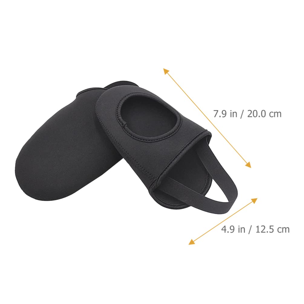 LIOOBO 1 Pair of Shoes Covers Warm Windproof Riding Half Shoe Cover Mountain Bike
